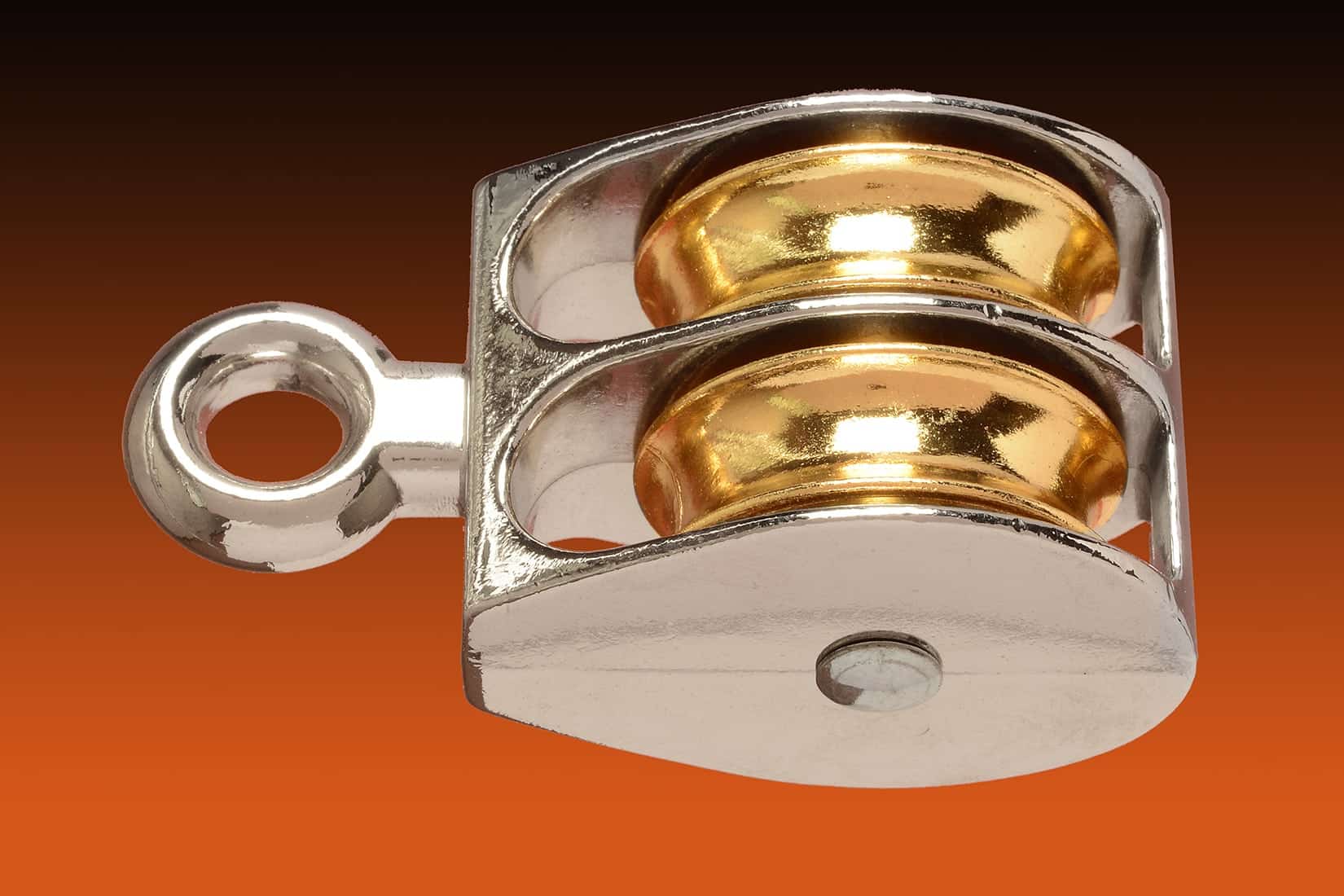 Fixed Eye Double Pulley - Henssgen Hardware